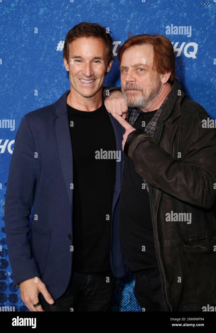 Darren Moorman and Mark Hamill seen at the Lionsgate, Comic-Con HQ and ...