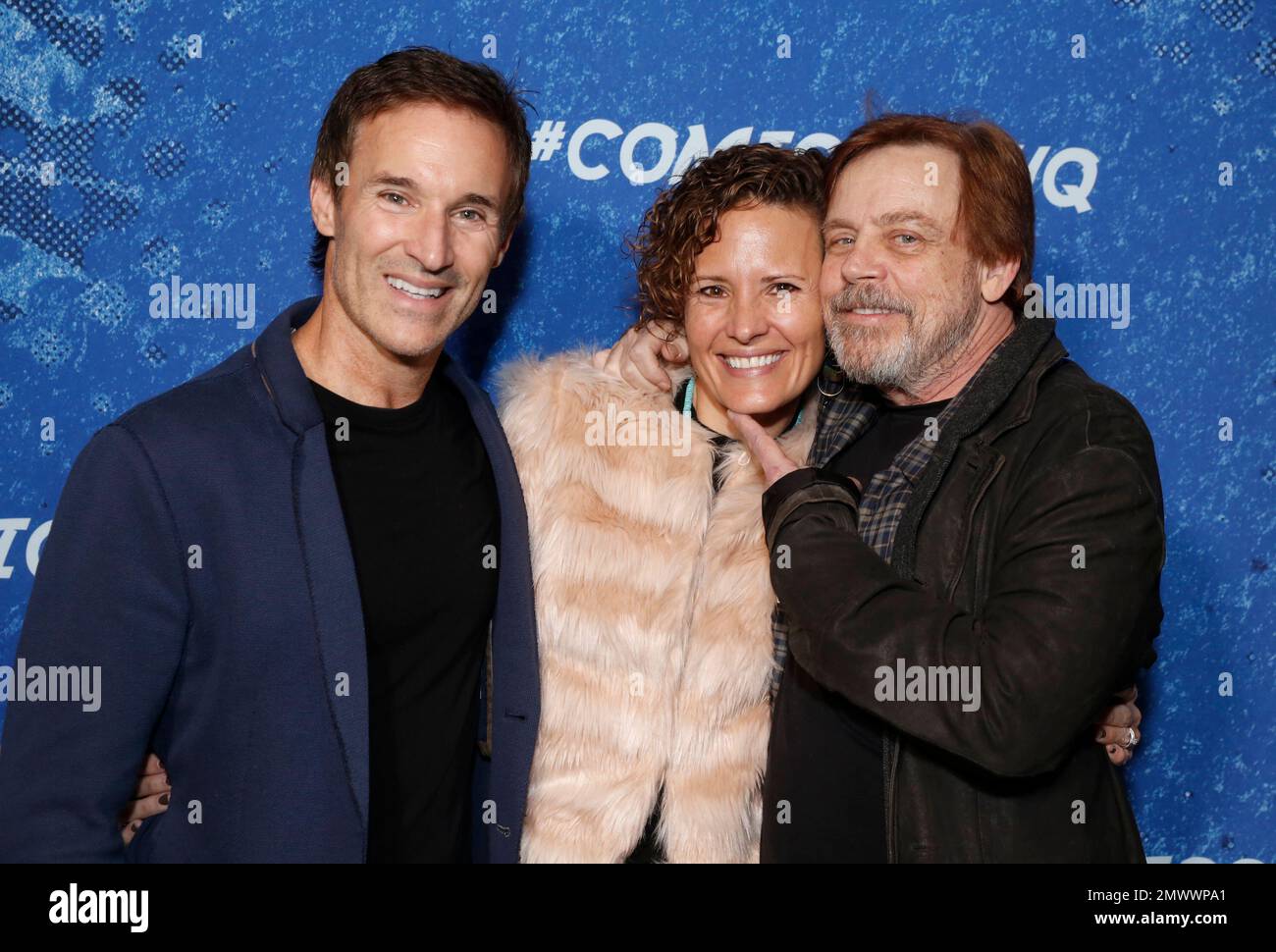 Darren Moorman, Krista Moorman and Mark Hamill seen at the Lionsgate ...