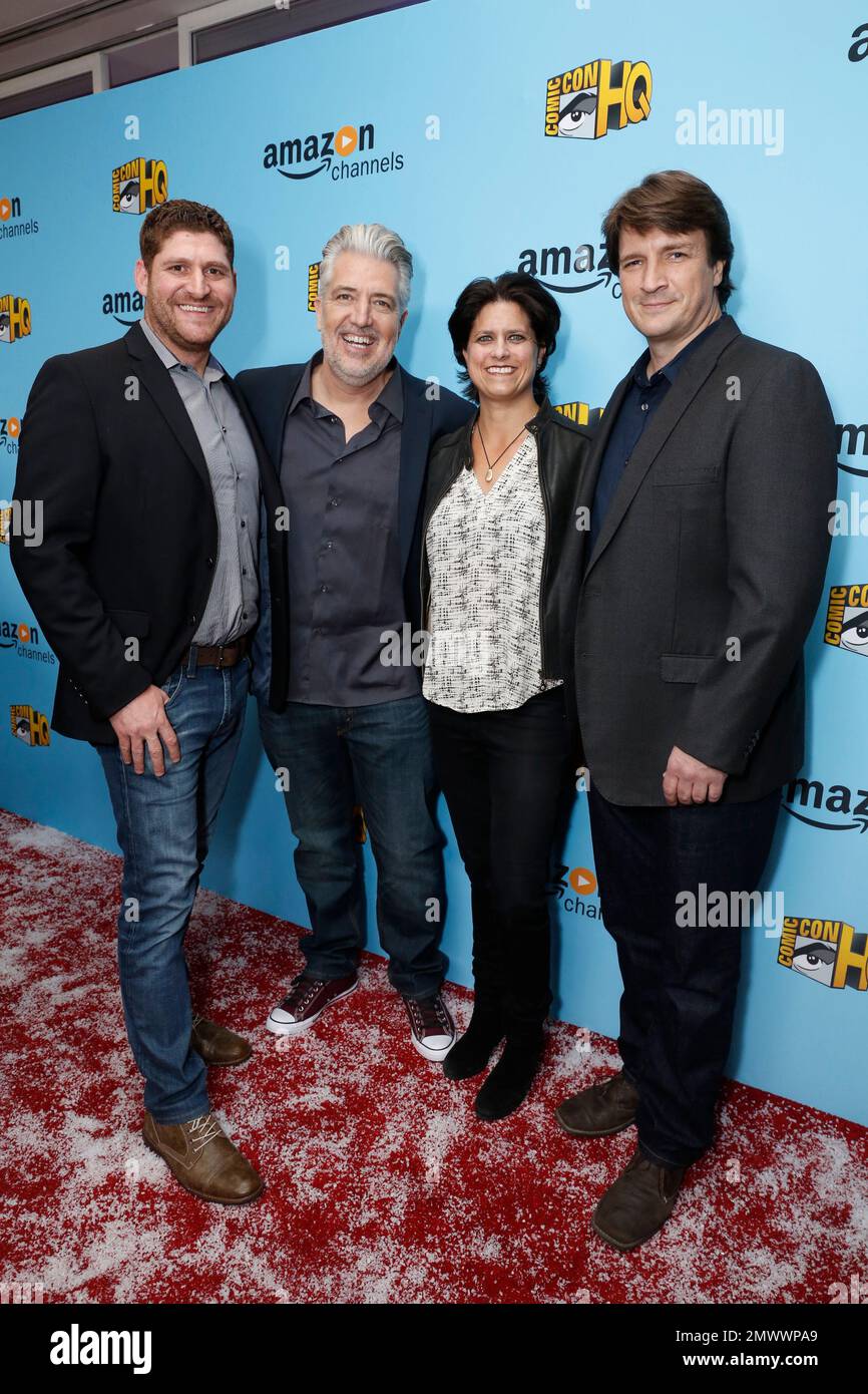 Seth Laderman, EVP and GM for Comic-Con HQ, P.J. Haarsma, Julie Uhrman ...