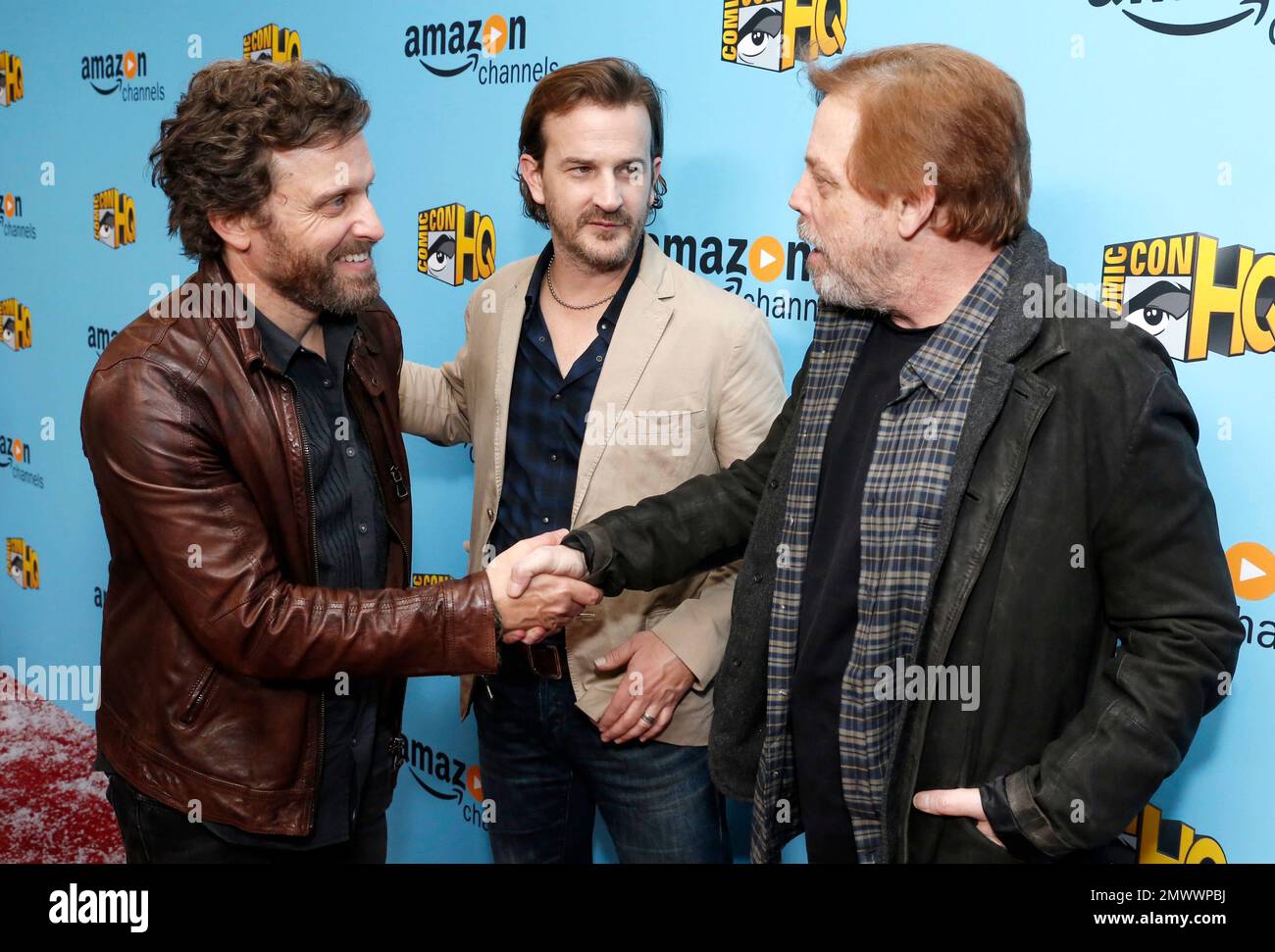 Rob Benedict, Richard Speight Jr. and Mark Hamill seen at the Lionsgate ...