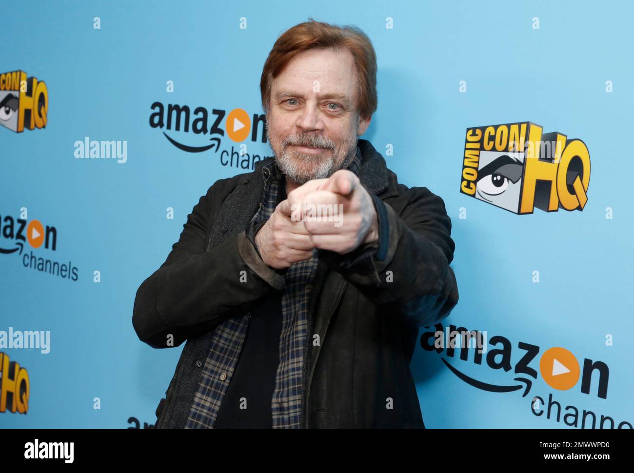 Mark Hamill seen at the Lionsgate, Comic-Con HQ and Amazon Channels ...