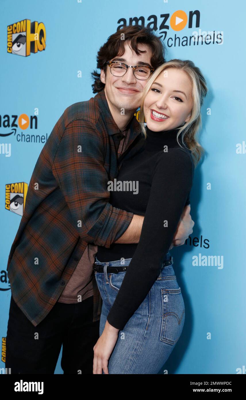 Joey Bragg and Audrey Whitby seen at the Lionsgate, Comic-Con HQ and ...