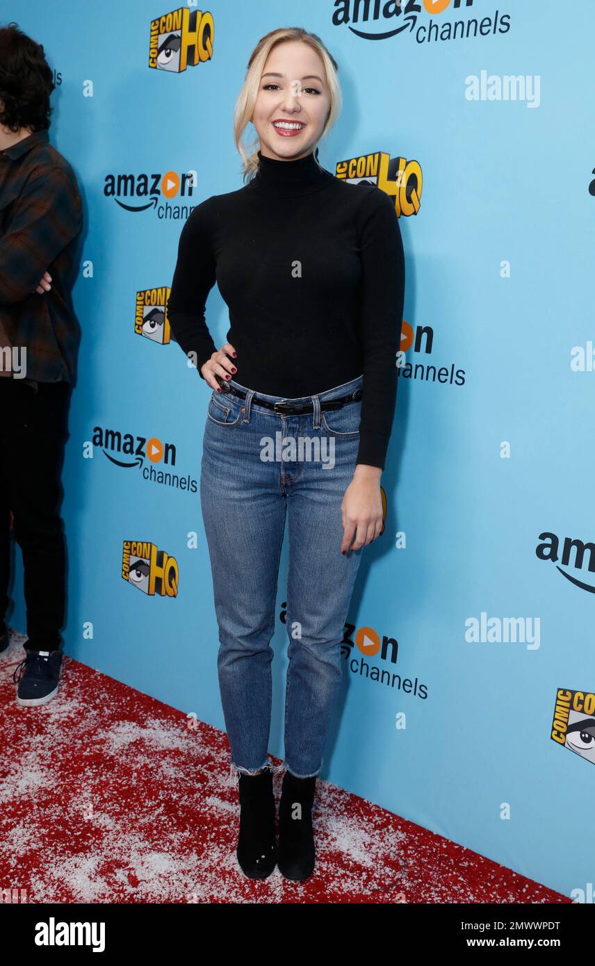 Audrey Whitby seen at the Lionsgate, Comic-Con HQ and Amazon Channels ...