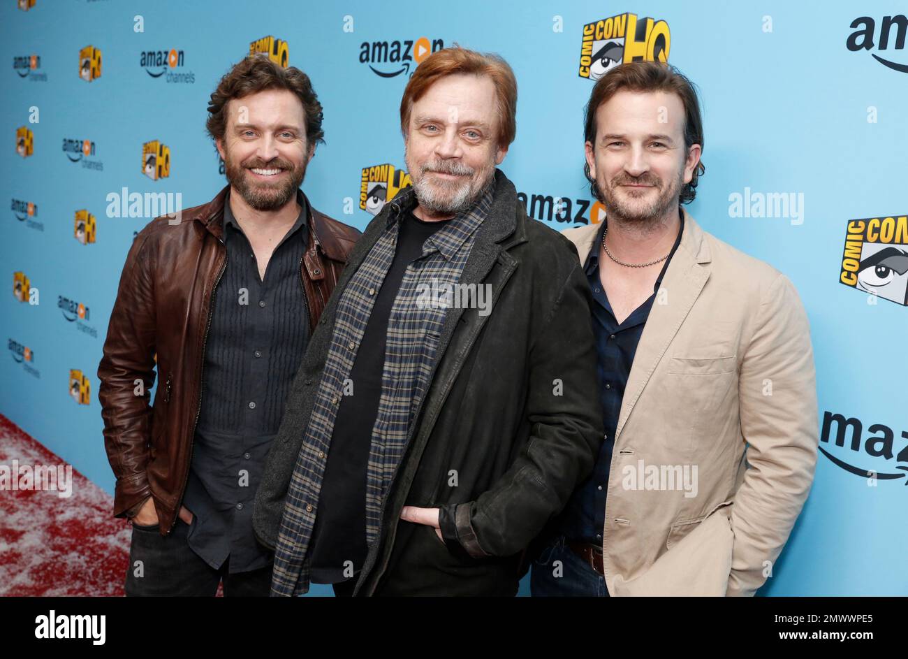 Rob Benedict, Mark Hamill and Richard Speight Jr. seen at the Lionsgate ...