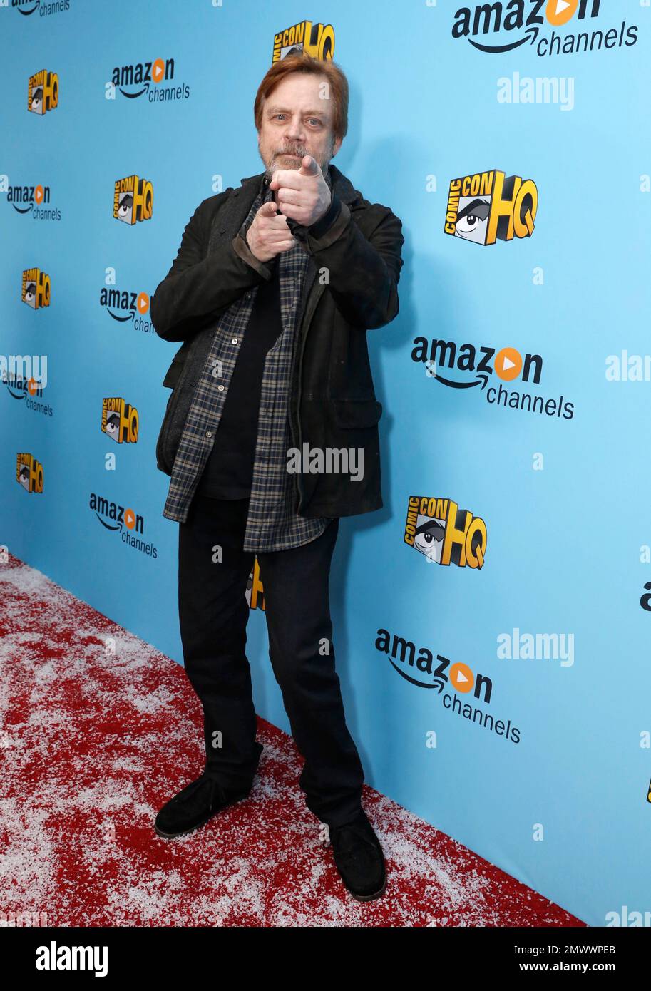Mark Hamill seen at the Lionsgate, Comic-Con HQ and Amazon Channels ...