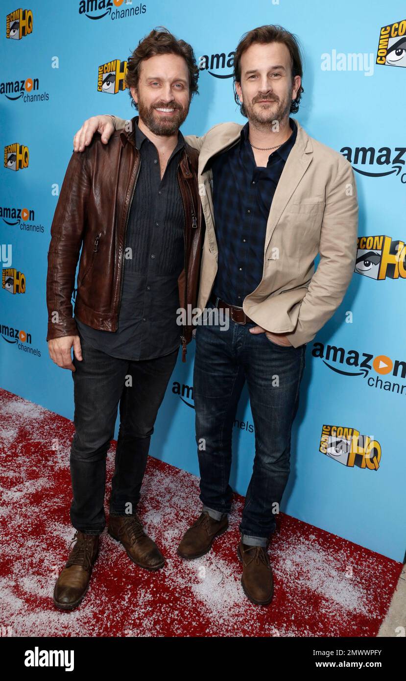 Rob Benedict and Richard Speight Jr. seen at the Lionsgate, Comic-Con ...