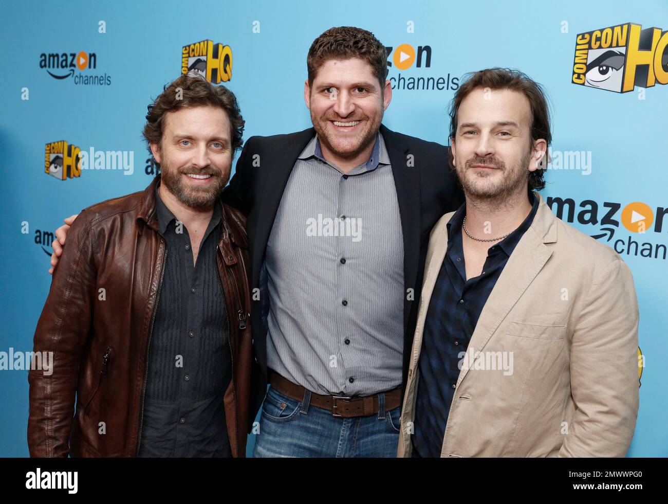 Rob Benedict, Seth Laderman, EVP and GM for Comic-Con HQ, and Richard ...