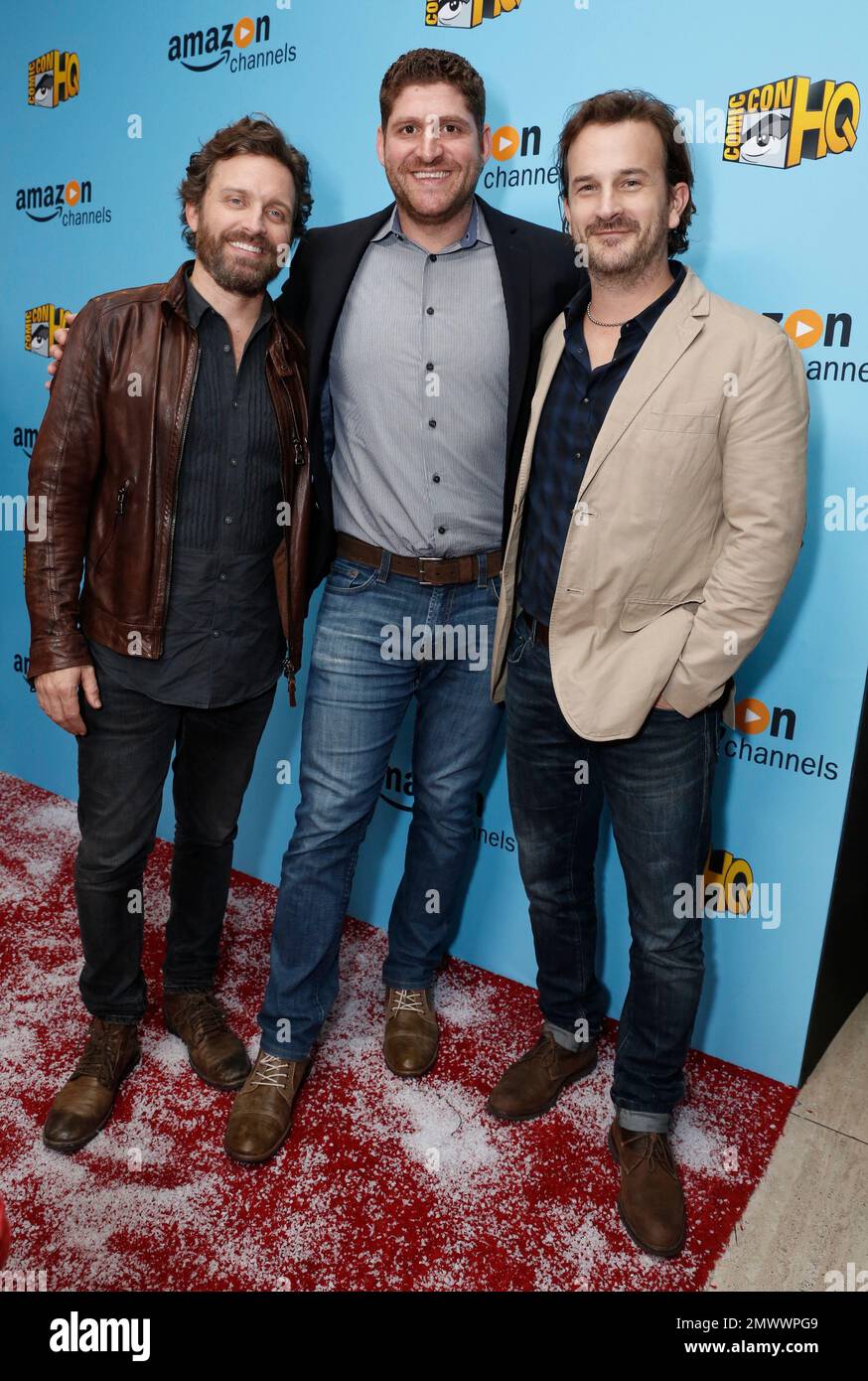 Rob Benedict, Seth Laderman, EVP and GM for Comic-Con HQ, and Richard ...