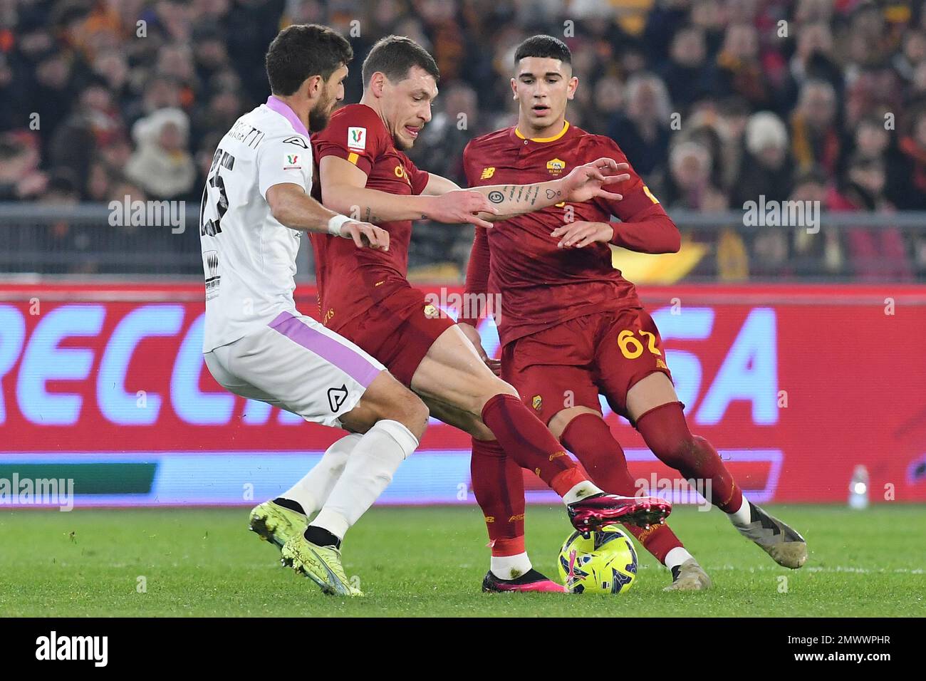 Rome, Italy. 01st Feb, 2023. Matteo Bianchetti of Cremonese, Andrea ...