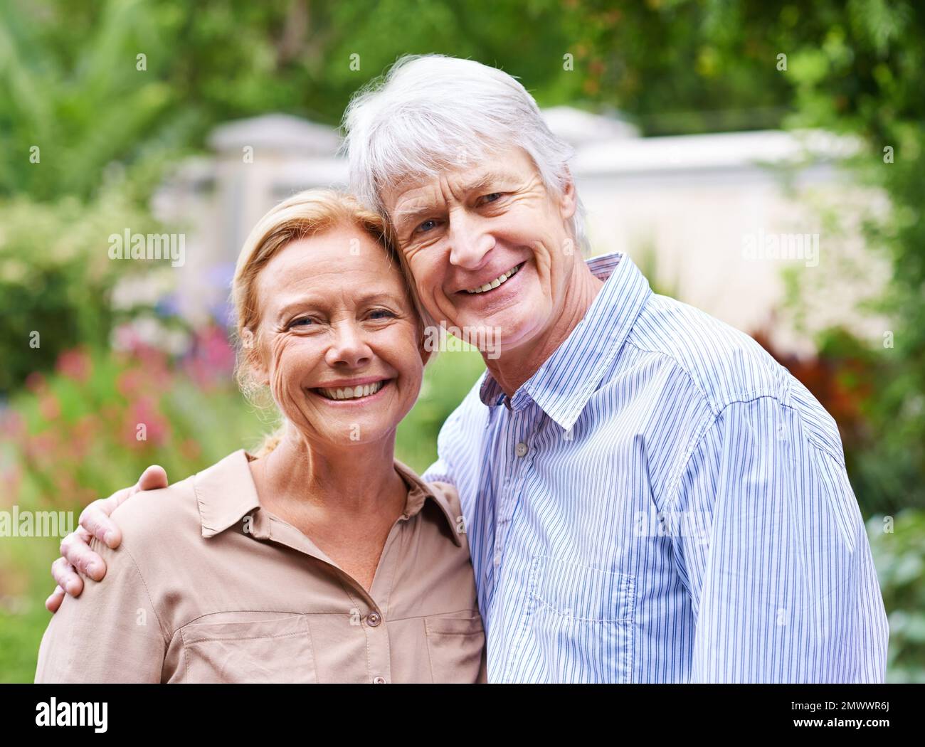 We got our happily ever after. Portrait of a loving husband placing his ...