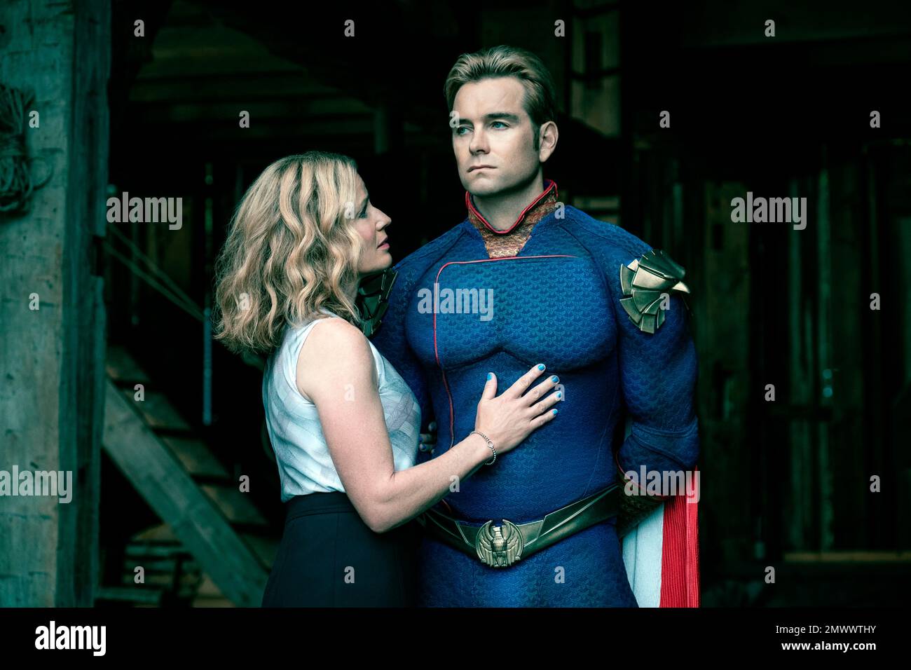 ELISABETH SHUE and ANTONY STARR in THE BOYS (2019), directed by STEFAN ...