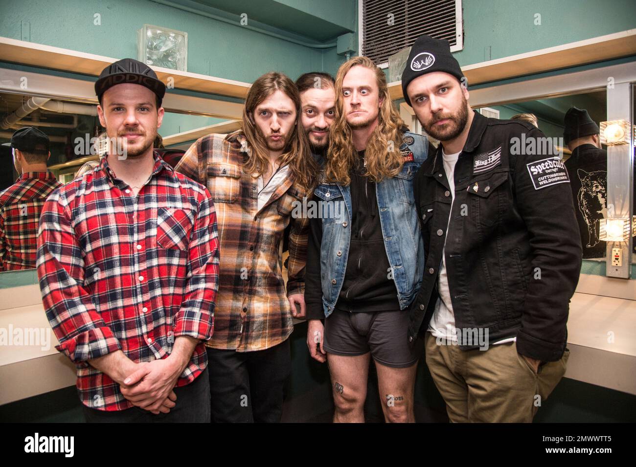 Jason Spencer, from left, Kyle Landry, James Lascu, Matt Puhy, and Chad ...