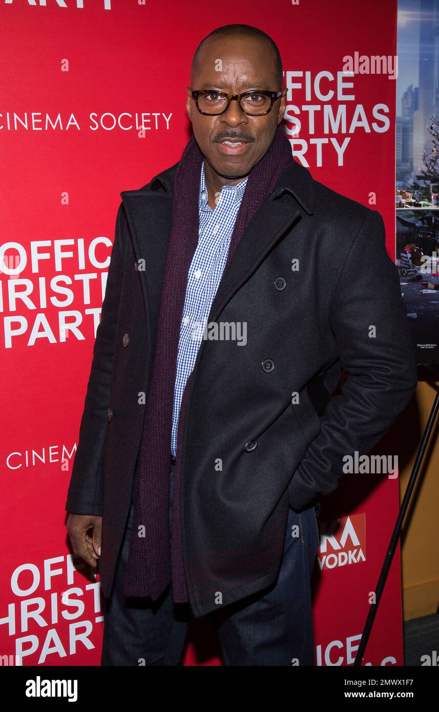 Courtney B. Vance attends a screening of "Office Christmas Party ...