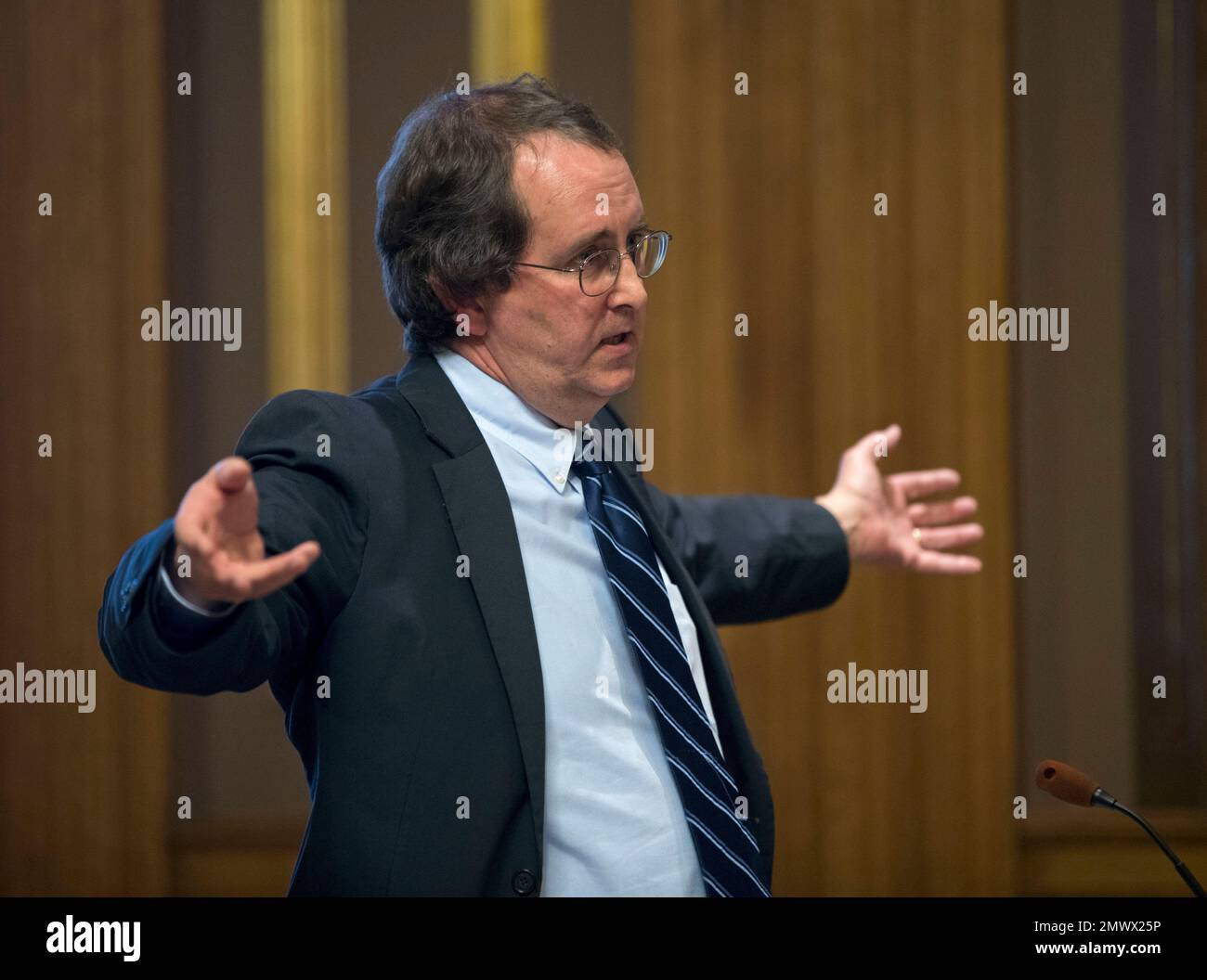 Attorney John Caffry, representing the environmental group Protect the ...