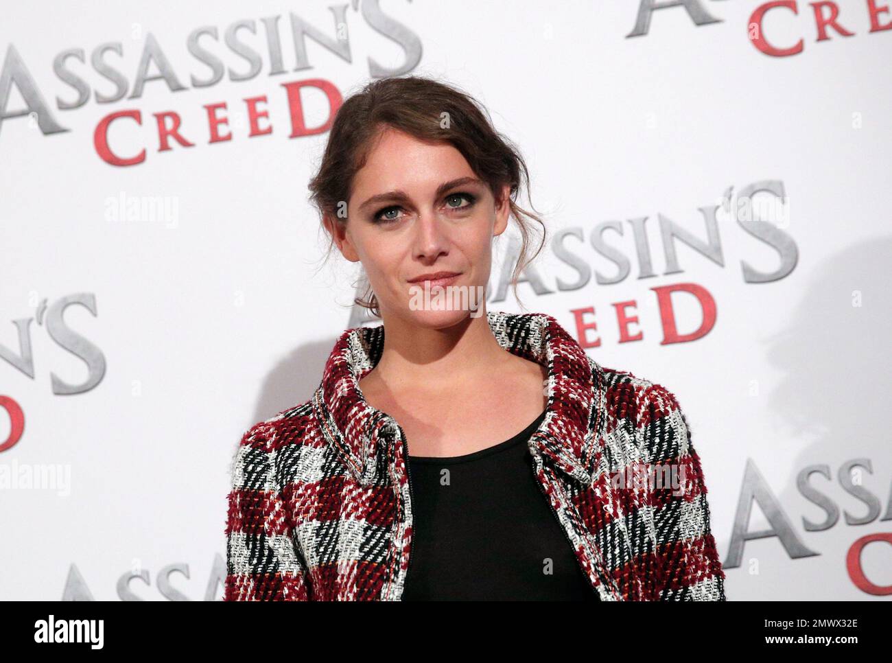 Actress Ariane Labed poses during a photocall for the movie Assassin's ...