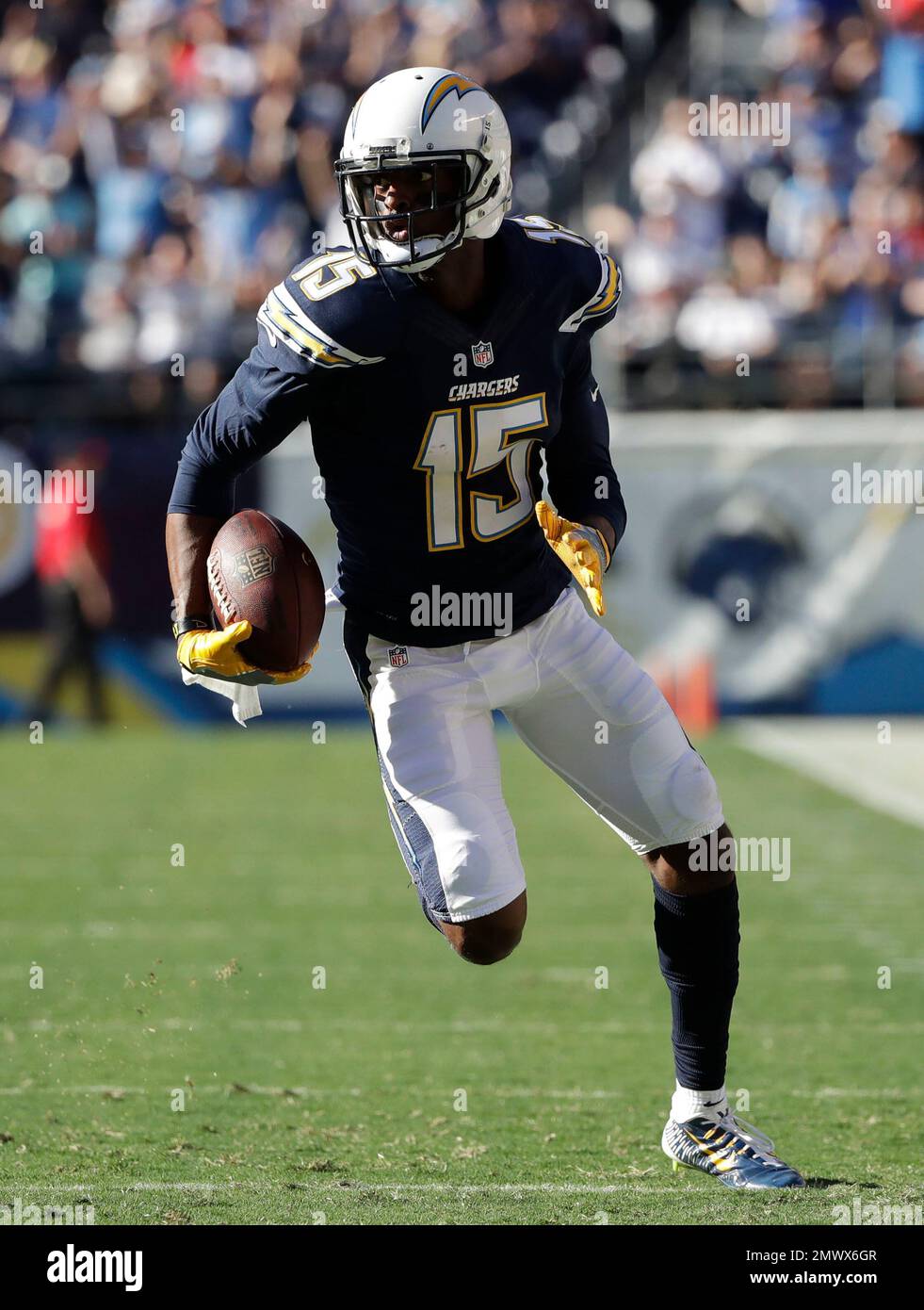 San Diego Chargers wide receiver Dontrelle Inman runs for a touchdown ...