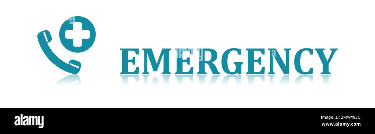 Illustration of an emergency concept Stock Photo - Alamy