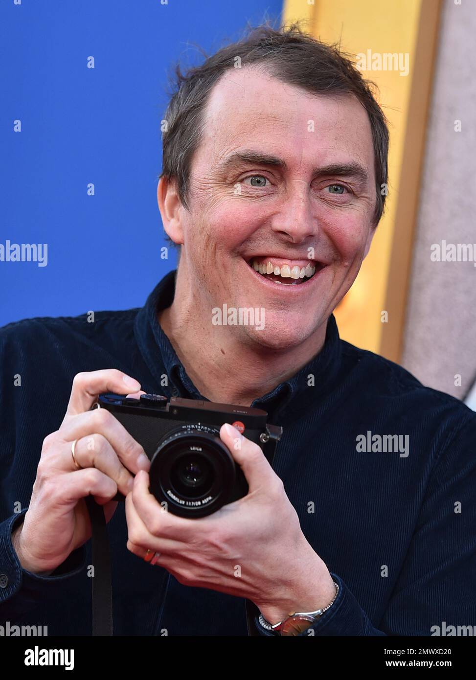 Director/writer Garth Jennings arrives at the world premiere of "Sing ...