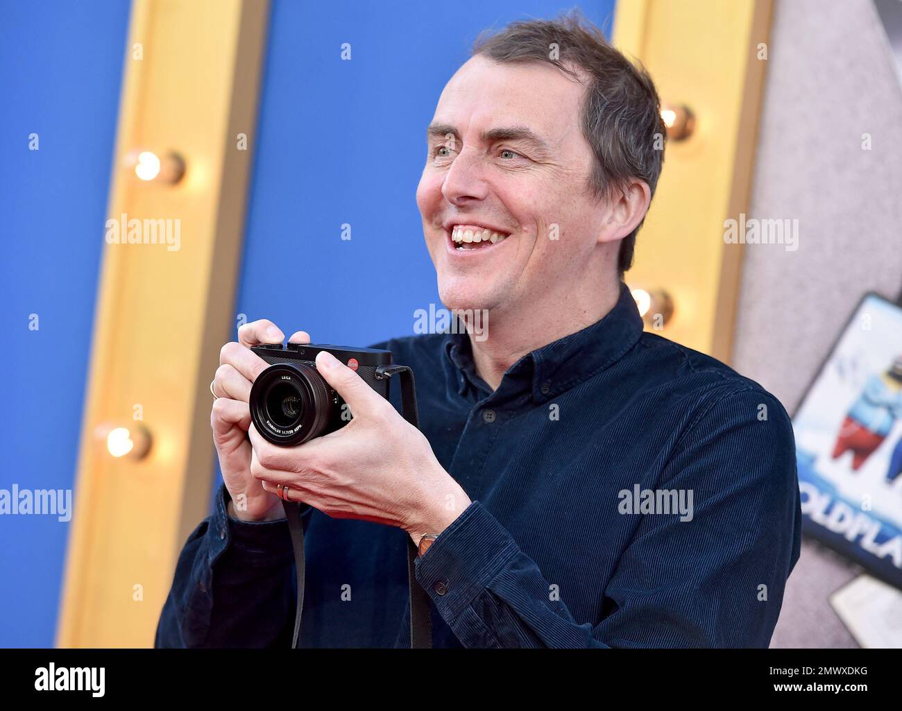 Director/writer Garth Jennings arrives at the world premiere of "Sing ...