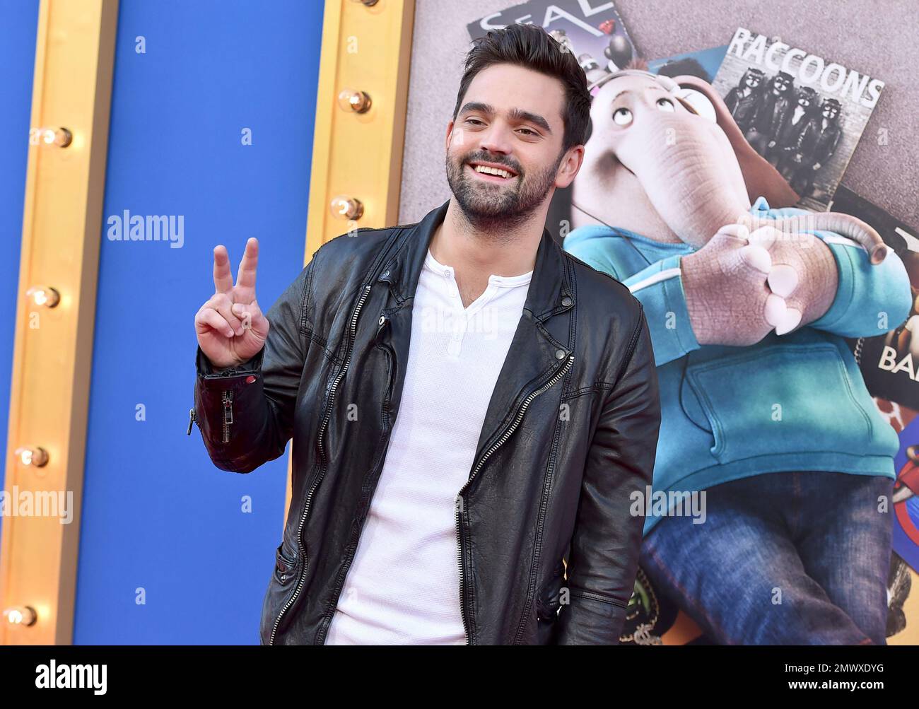 Brendan Fletcher arrives at the world premiere of "Sing" at the ...