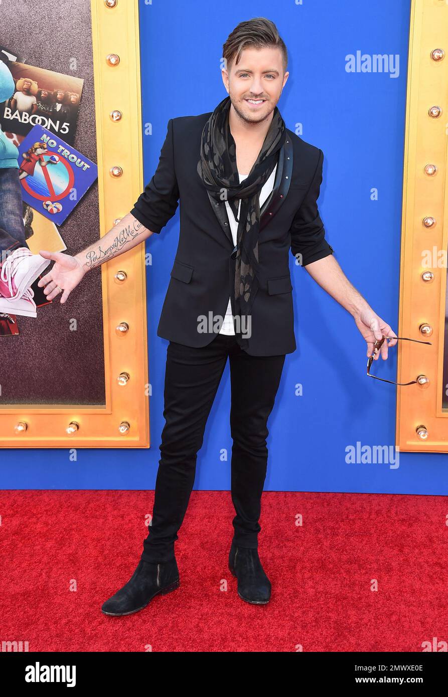 Billy Gilman arrives at the world premiere of "Sing" at the Microsoft ...