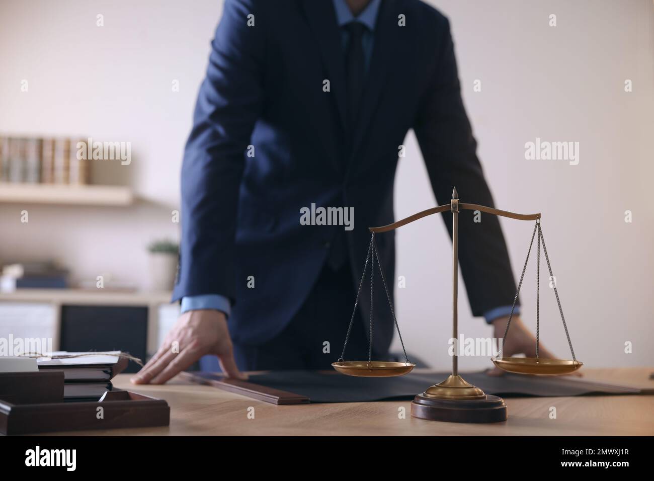Scales justice in hands hi-res stock photography and images - Alamy