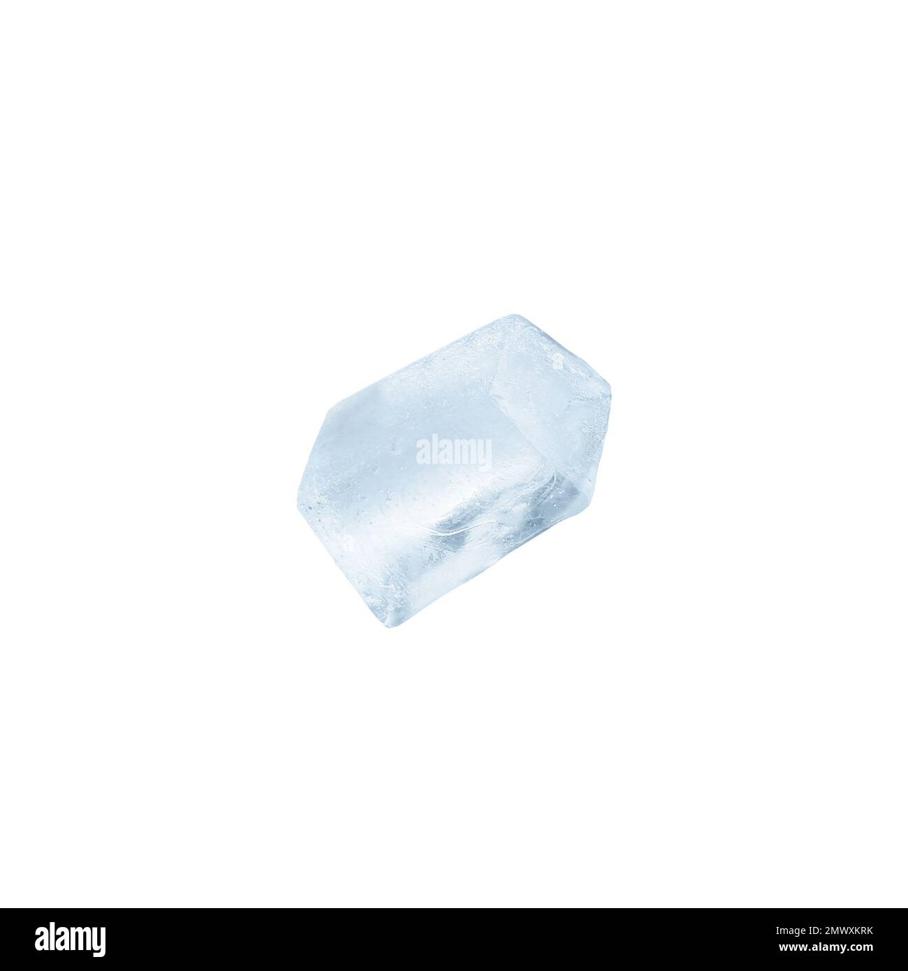 Ice cube isolated on white. Frozen liquid Stock Photo - Alamy