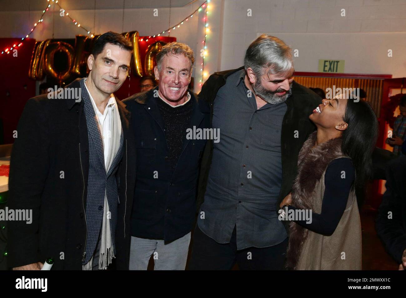 Stephen Blackehart, John C. McGinley, Benjamin Byron Davis and Gail Bean seen at 'The Belko ...