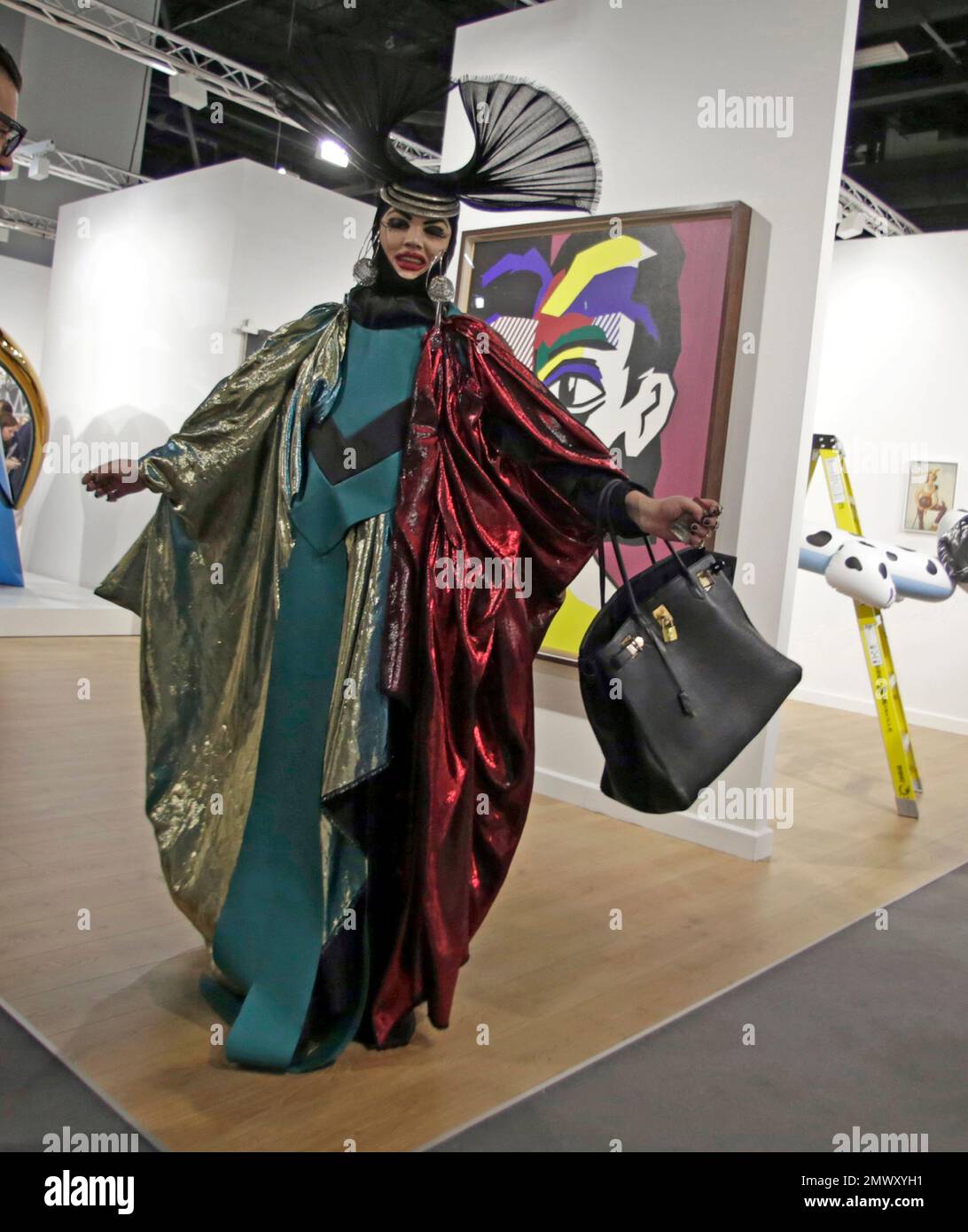 British artist, stylist and designer Daniel Lismore shows his garment ...