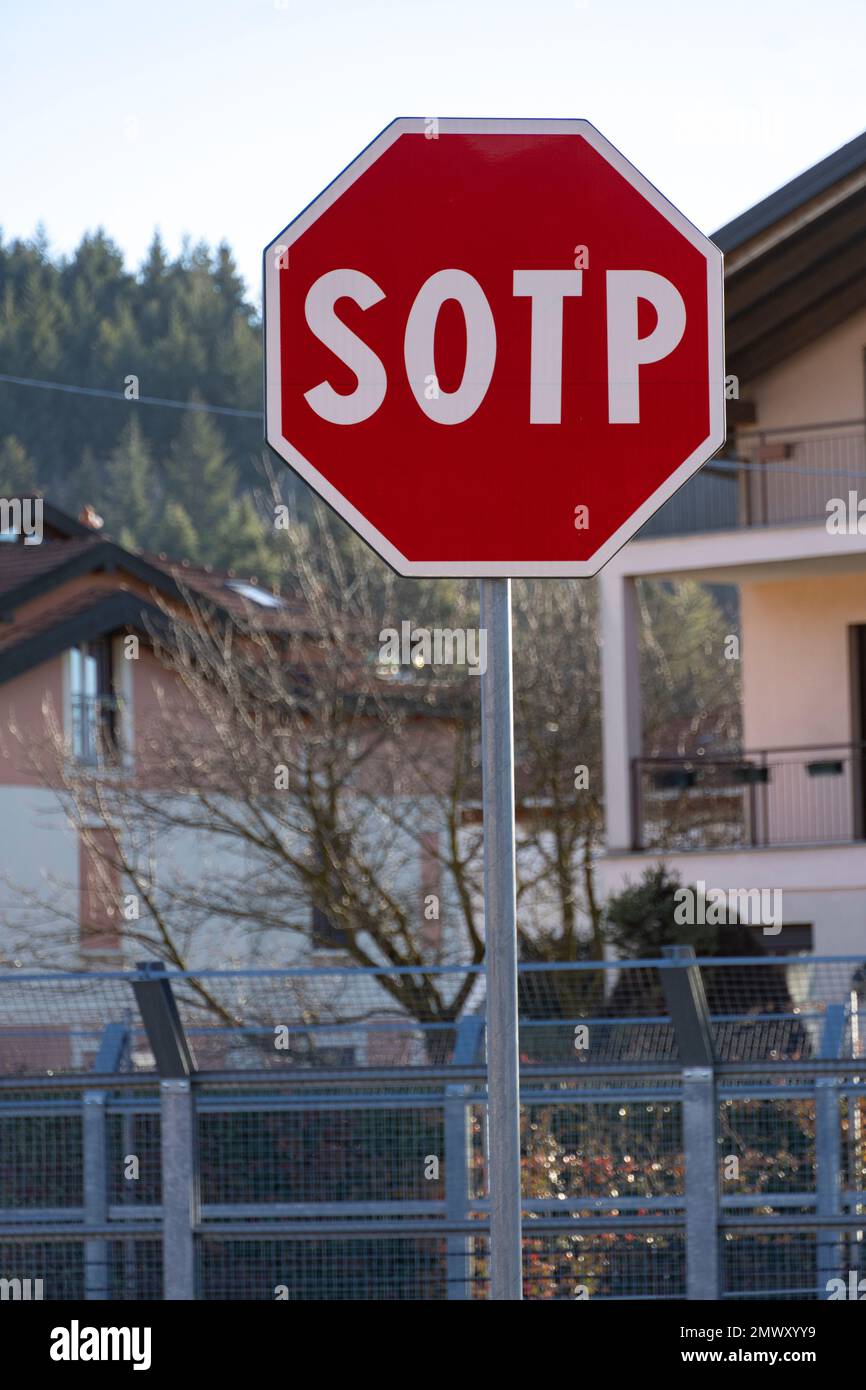 SOTP . Error in the stop signal. Human error distraction. You had one ...