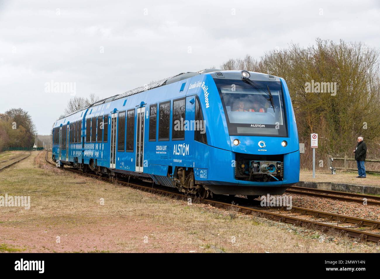 First circulation in France of Alstom's Coralia iLint hydrogen train on ...