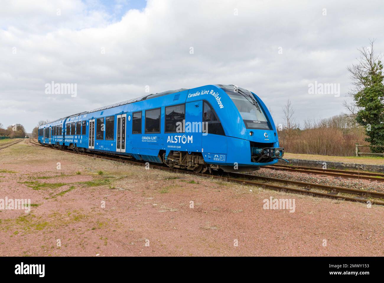 First circulation in France of Alstom's Coralia iLint hydrogen train on ...