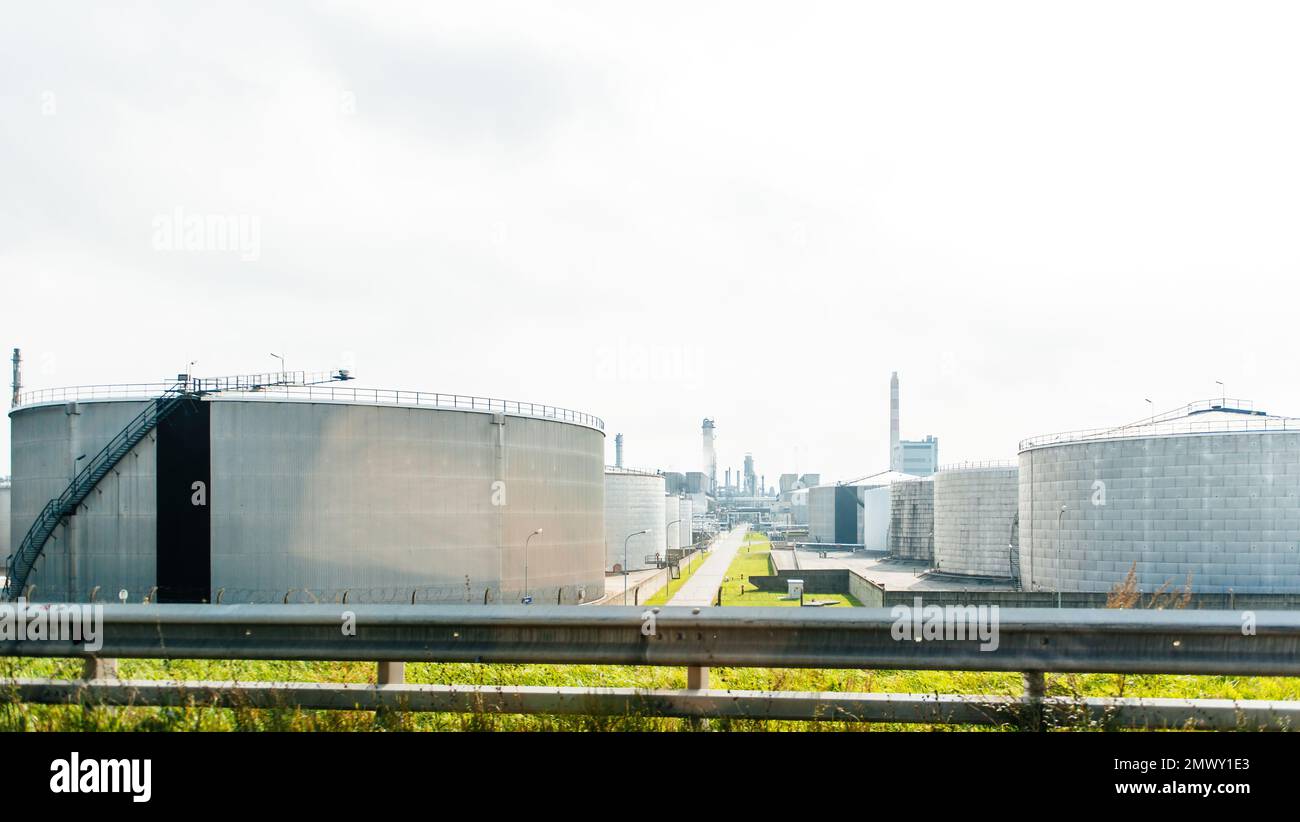 Vienna, Austria - Sep 30, 2014: Perspective view over multiple large ...