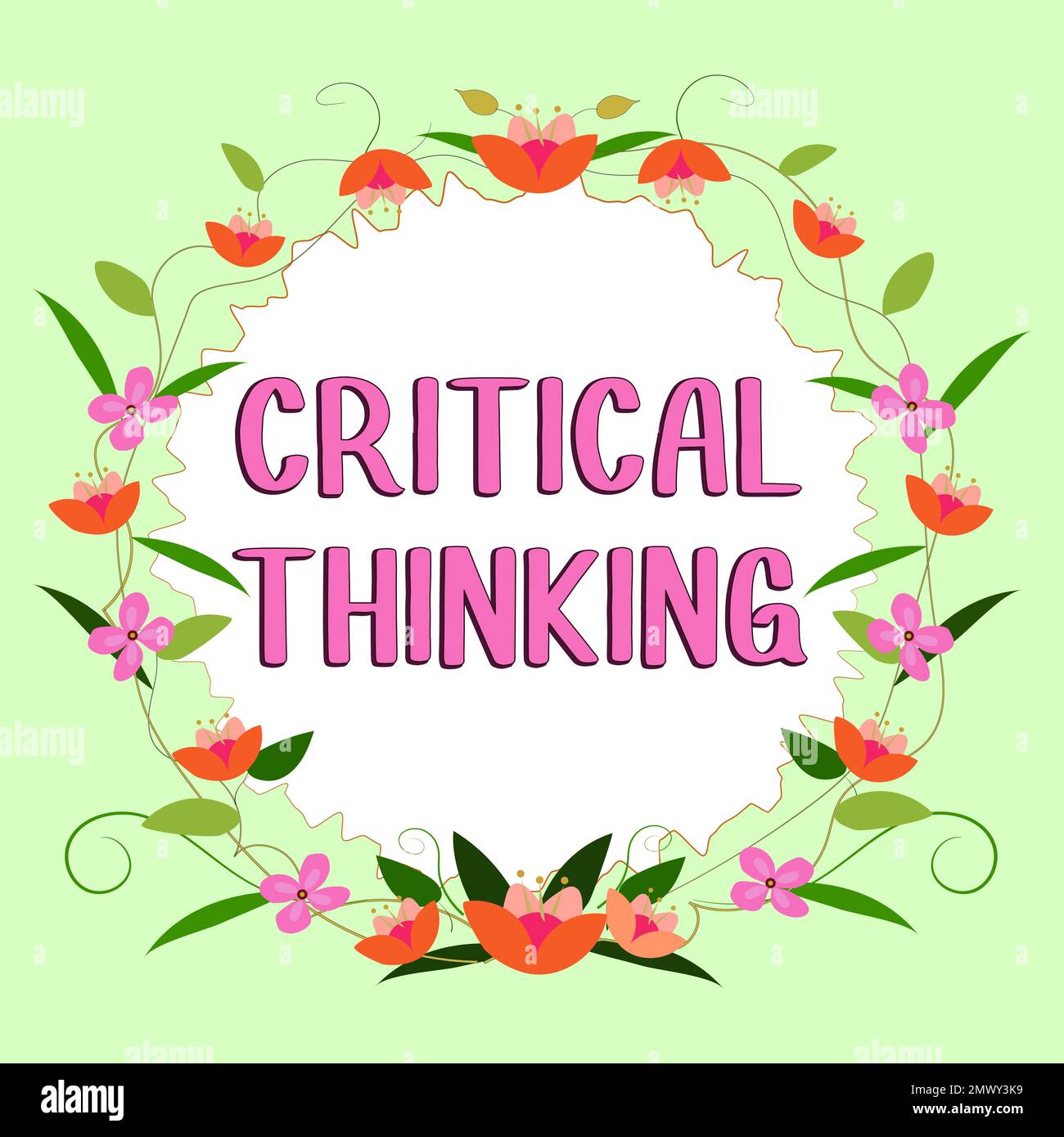 Hand writing sign Critical Thinking. Business showcase sequence of ...