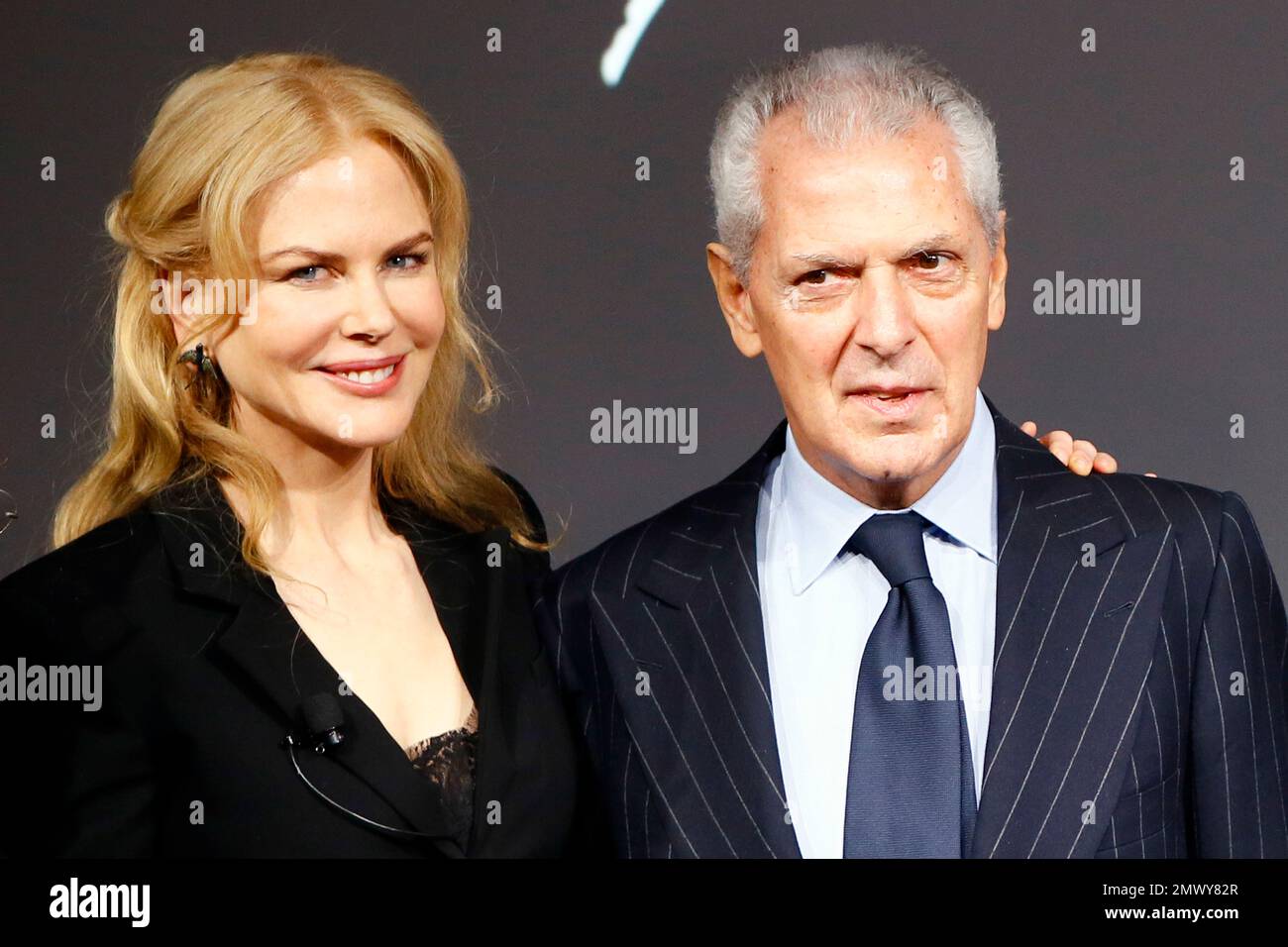 Actresses Nicole Kidman, left, and CEO Pirelli Group Marco Tronchetti ...