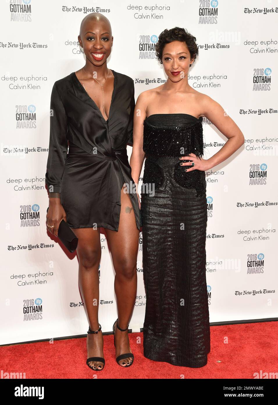 Oge Egbuonu, left, and Ruth Negga attend the 26th annual Gotham ...