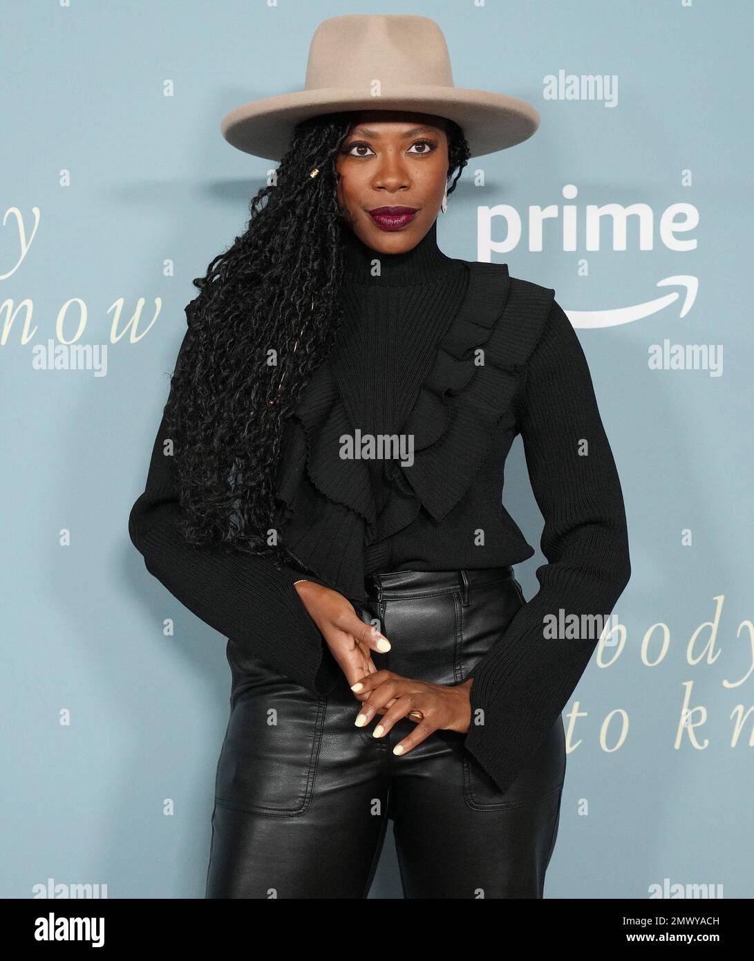Los Angeles, USA. 01st Feb, 2023. Yvonne Orji arrives at the SOMEBODY I ...