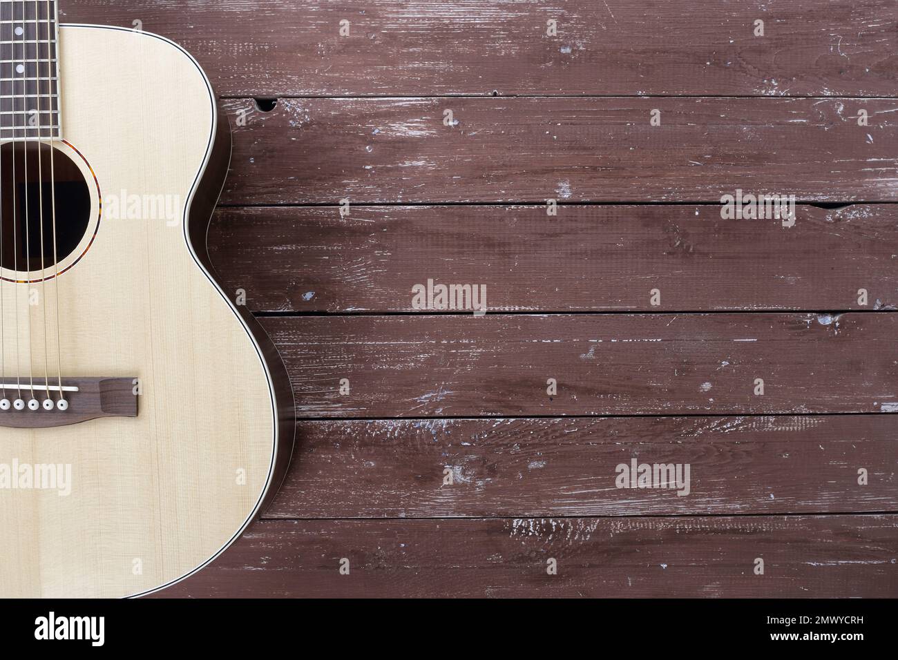 Musical instrument - Silhouette of a solid spruce top left handed ...