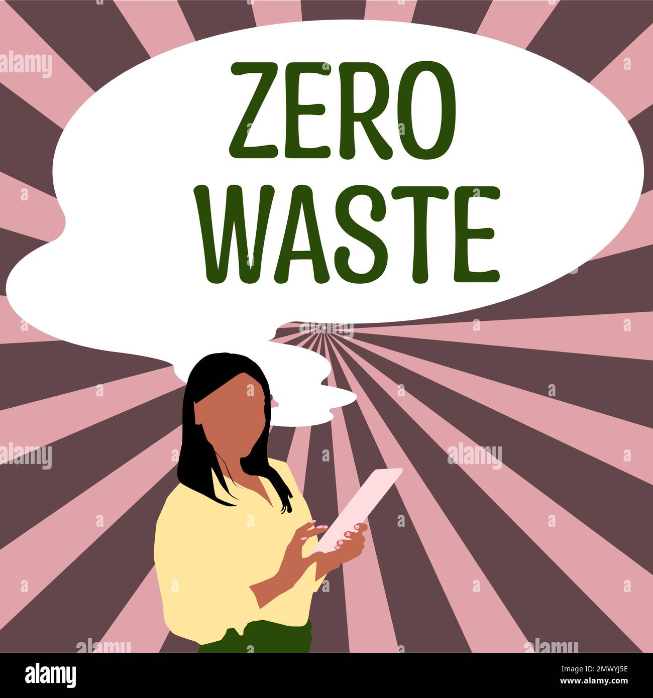 Writing displaying text Zero Waste. Word Written on industrial ...