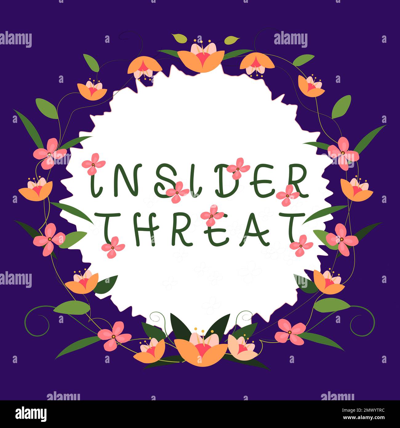 Text Showing Inspiration Insider Threat Business Showcase Security Threat That Originates From