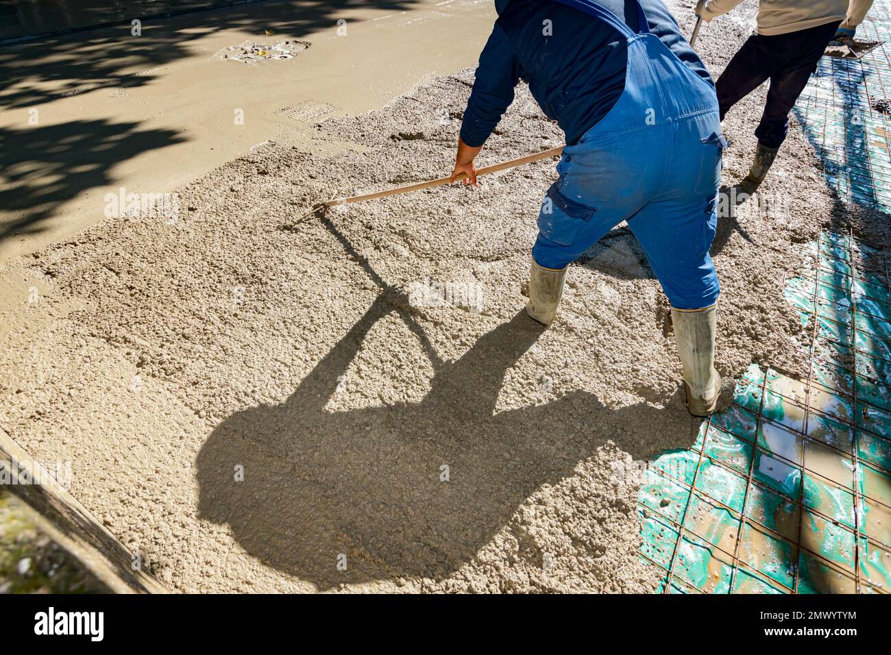Rubber boots construction site hi-res stock photography and images - Alamy