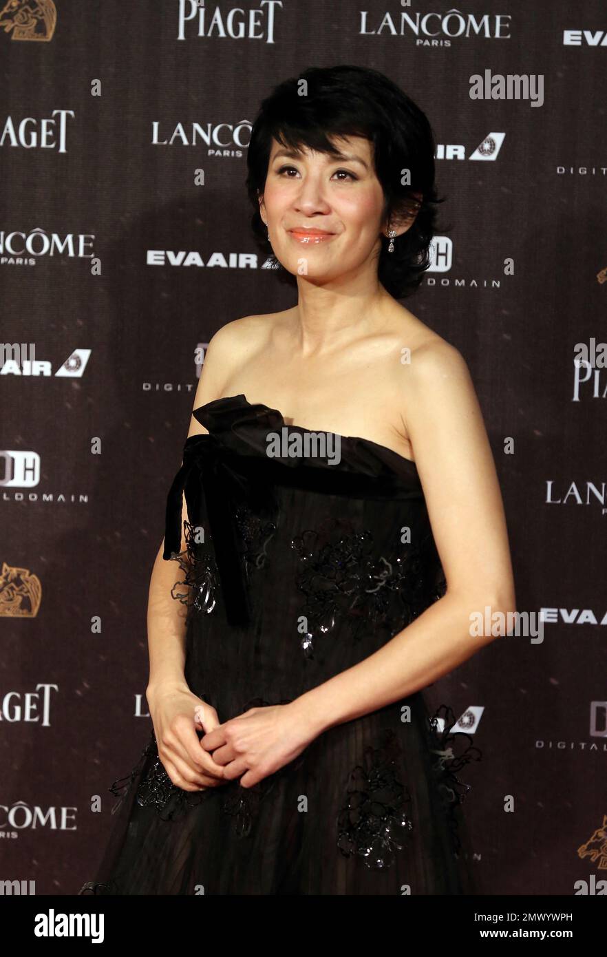 Hong Kong actress Sandra Ng poses on the red carpet at the 53rd Golden ...