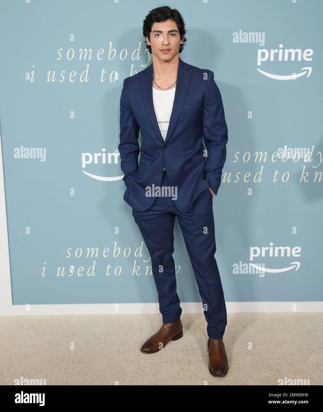 Los Angeles, USA. 01st Feb, 2023. Isaac Ramirez arrives at the SOMEBODY I USED TO KNOW Los ...