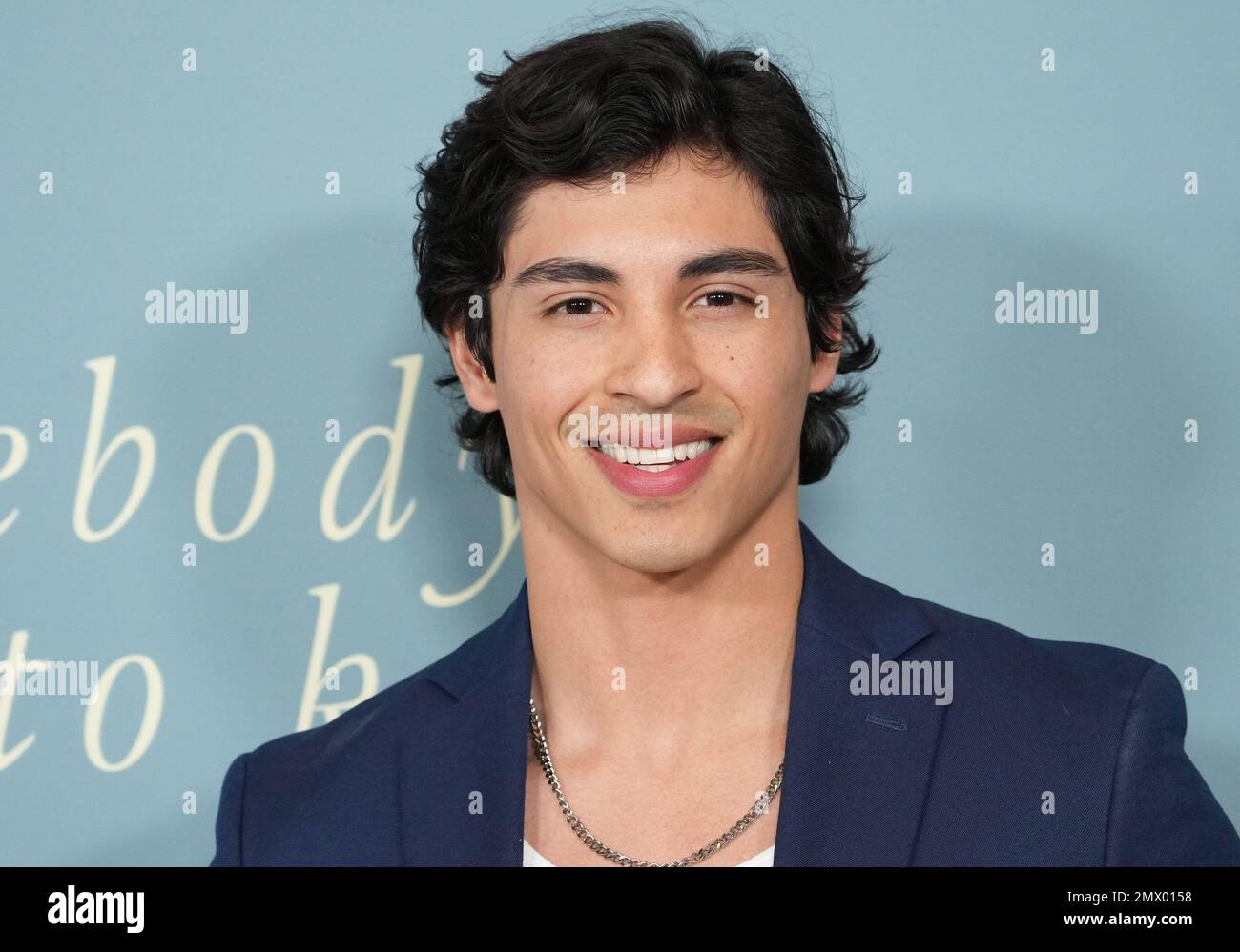 Isaac Ramirez arrives at the SOMEBODY I USED TO KNOW Los Angeles ...