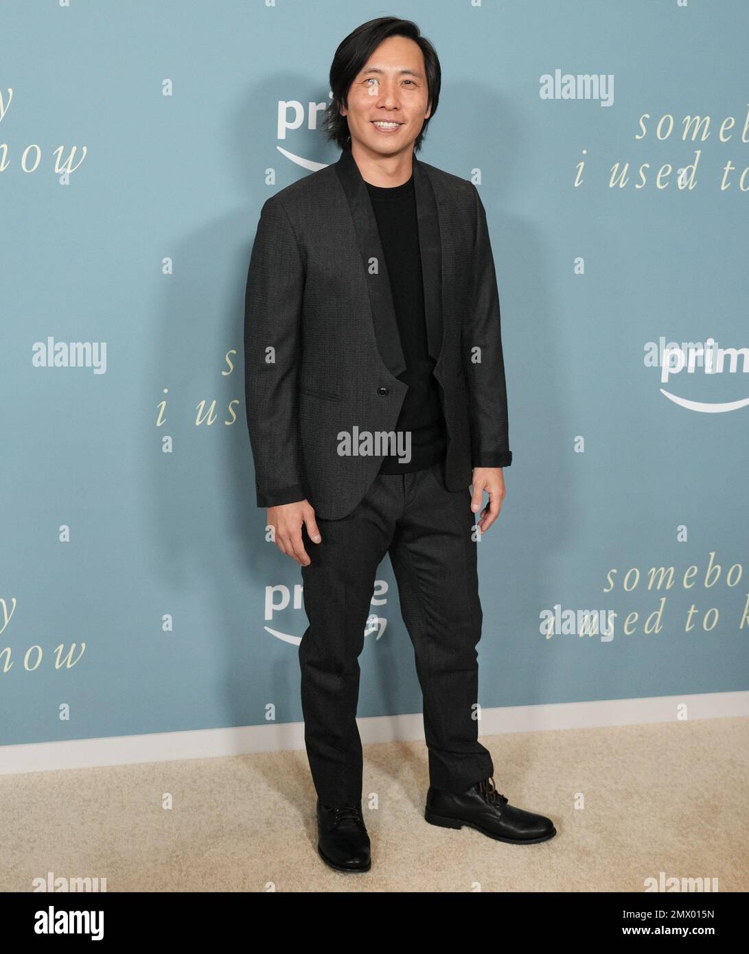 Kelvin Yu arrives at the SOMEBODY I USED TO KNOW Los Angeles Premiere ...