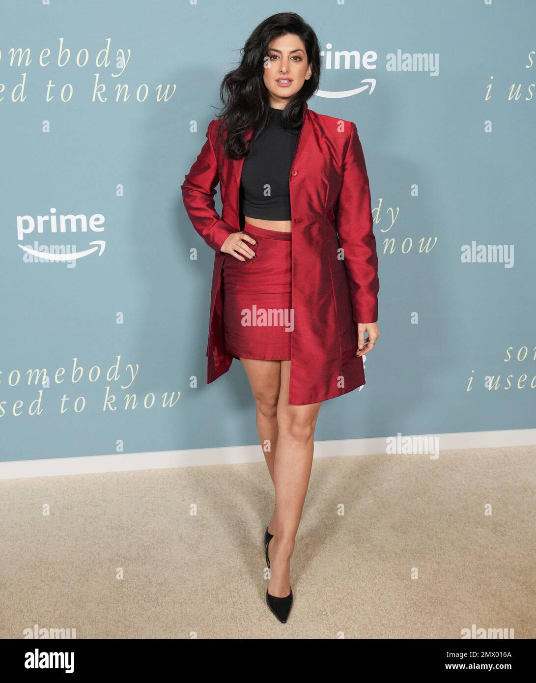 Ayden Mayeri arrives at the SOMEBODY I USED TO KNOW Los Angeles ...