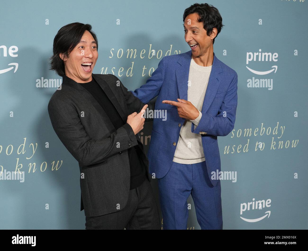 (L-R) Kelvin Yu and Danny Pudi at the SOMEBODY I USED TO KNOW Los ...