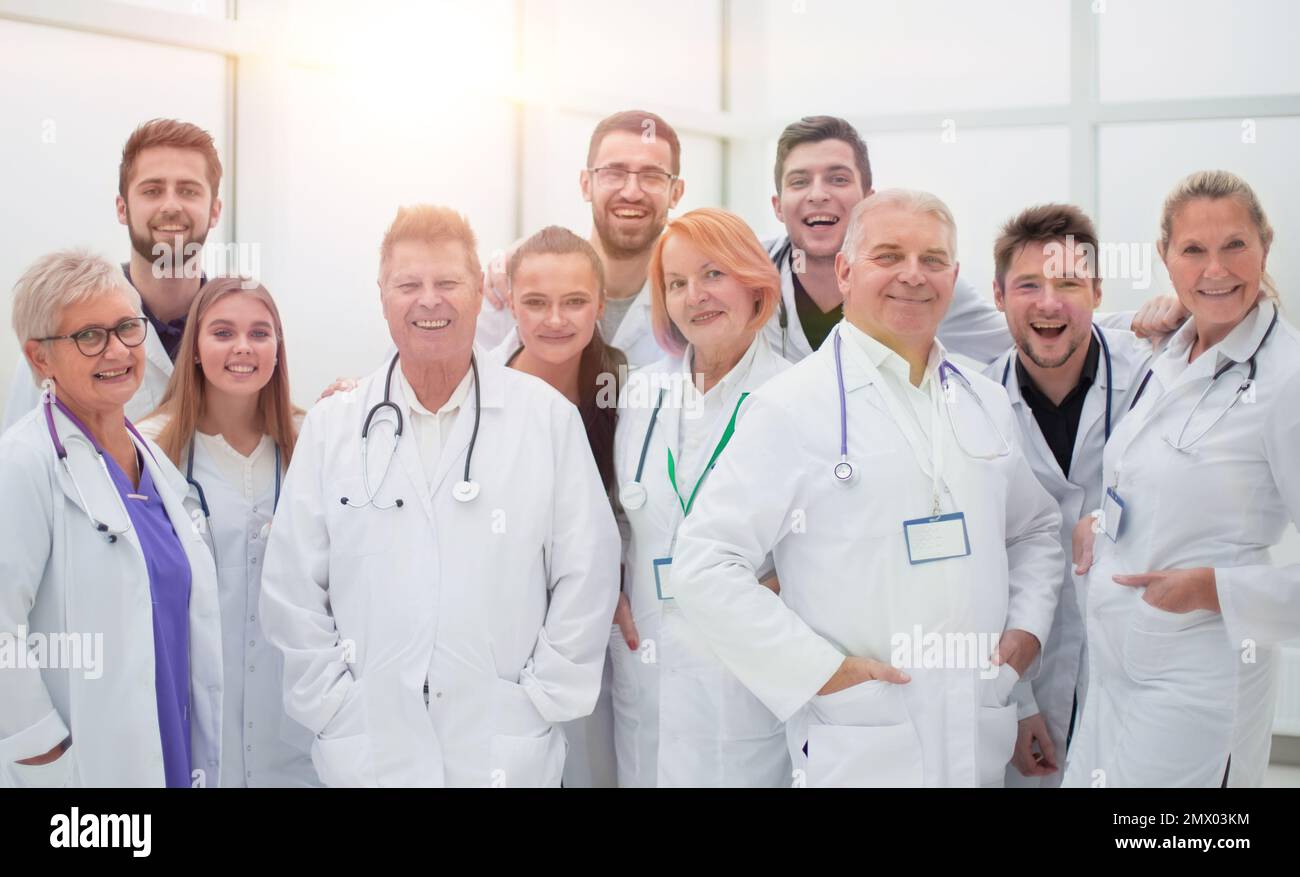 close up. group of doctors and scientists standing together Stock Photo ...
