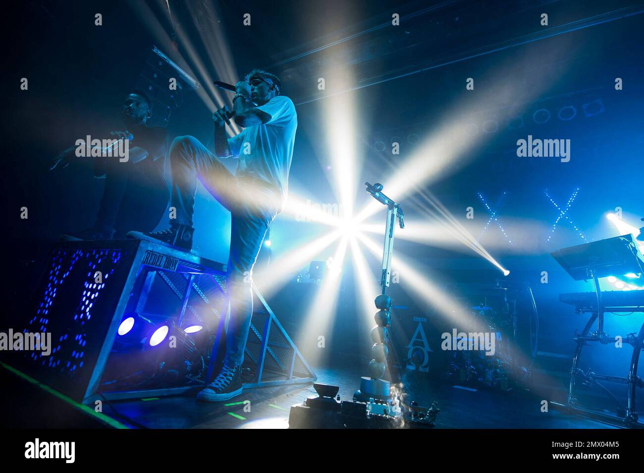 Machine Gun Kelly performs on-stage on Thursday, Nov. 24, 2016 in ...