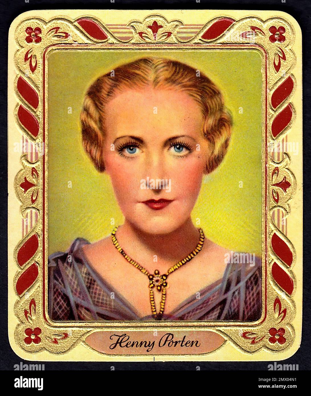 Promotional Portrait of Actress Henny Porten- Vintage Cigarette Card ... Promotional Portrait of Actress Henny Porten- Vintage Cigarette Card ...